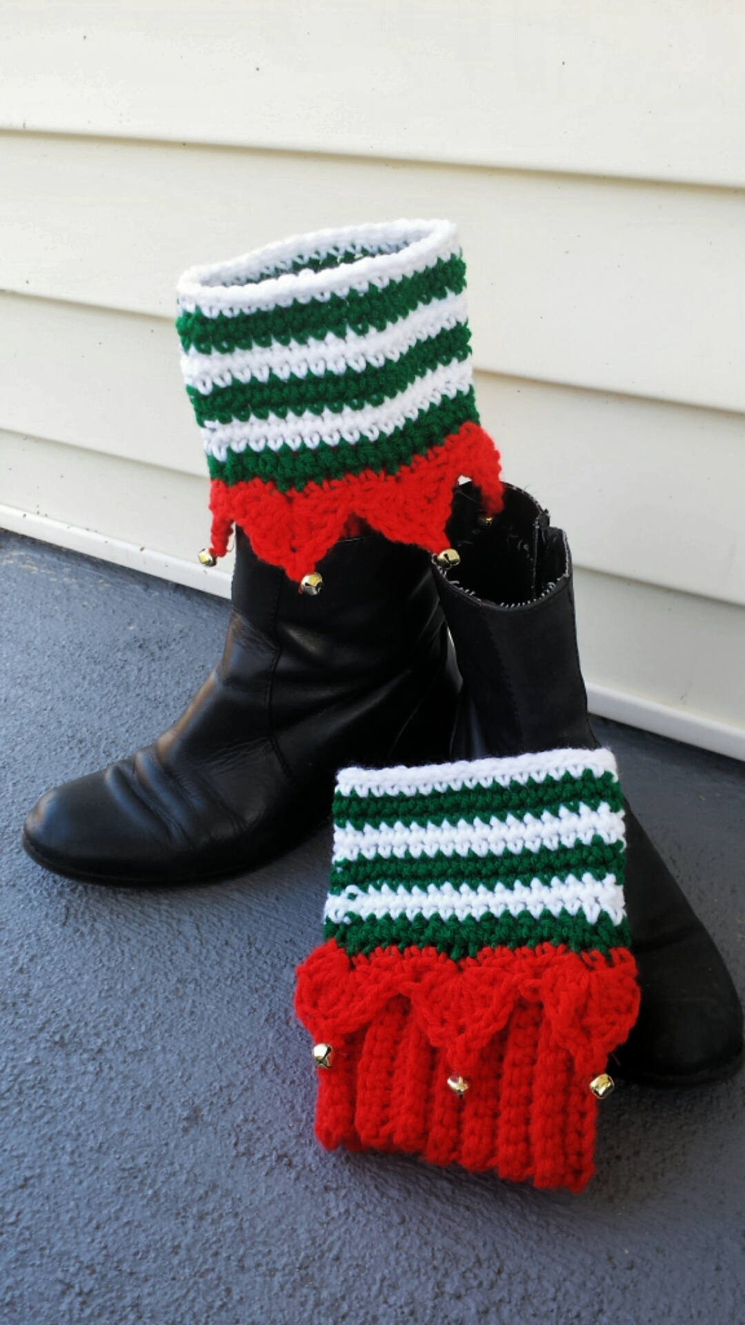 Elf Christmas Holiday Boot Cuff (topper) Crochet Pattern - Etsy