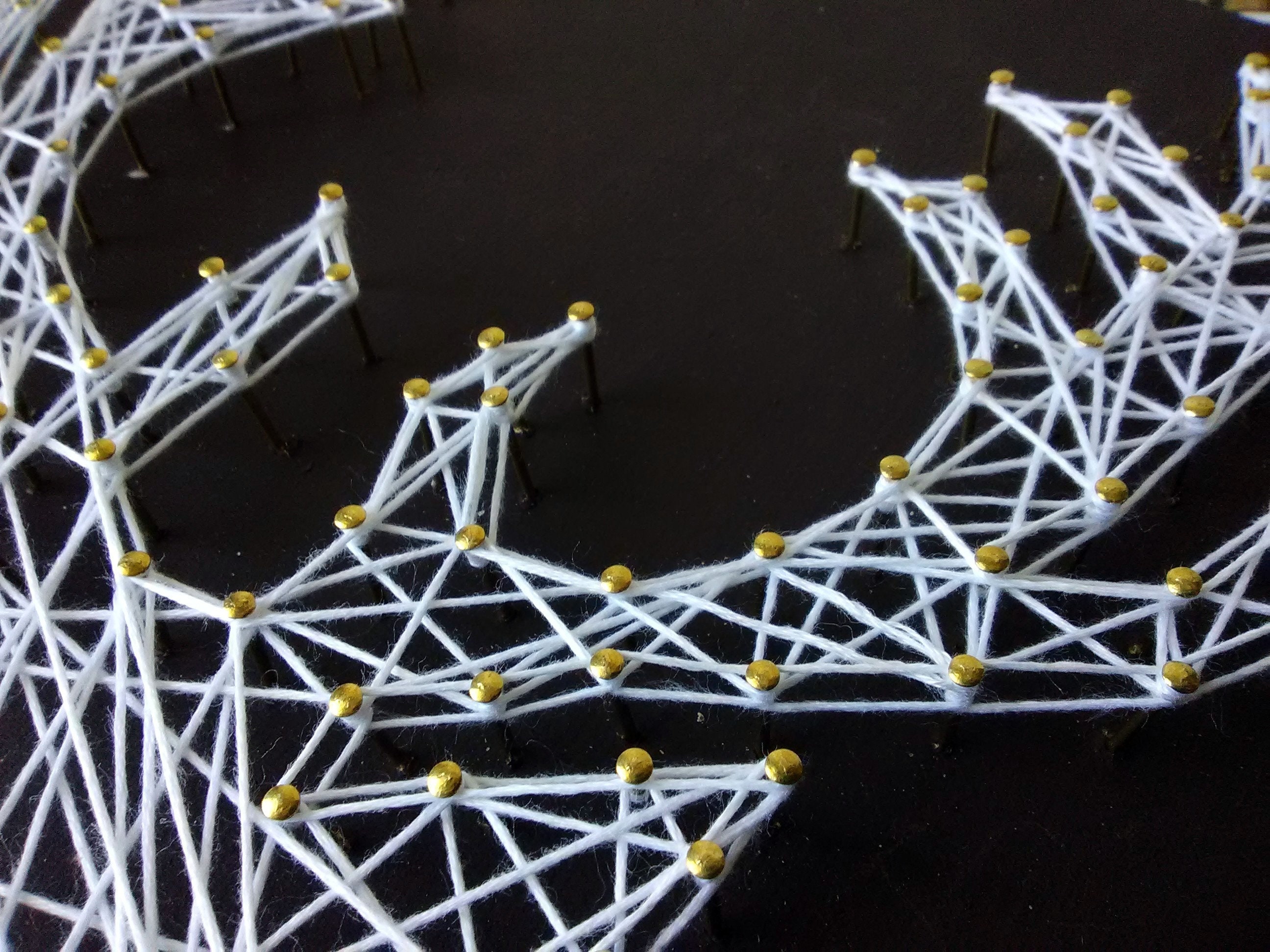 Deer Buck Head String Art Template Pattern With Directions - Etsy