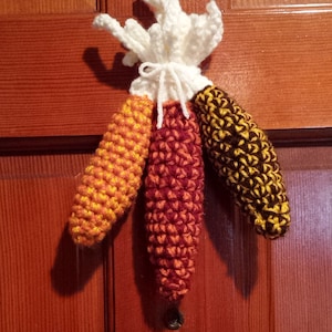 Indian Corn Door Decor Crochet Pattern - Etsy