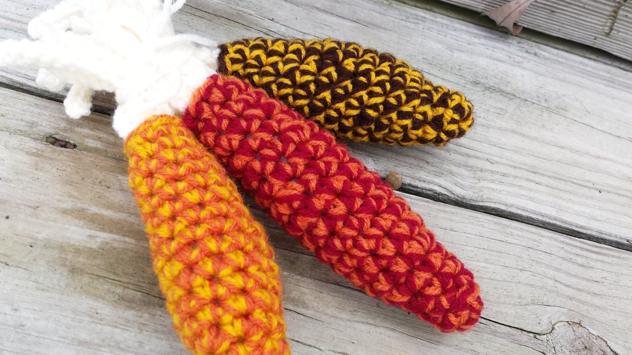 Indian Corn Door Decor Crochet Pattern - Etsy