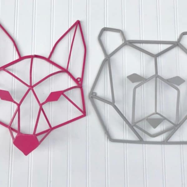 Geometric Fox - Etsy