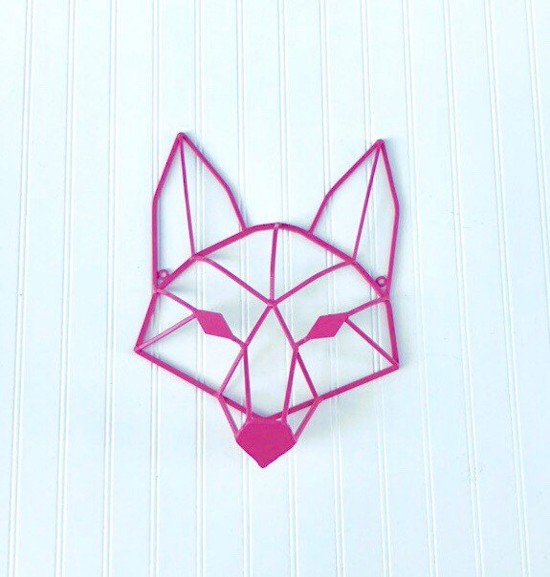 Geometric Fox~ Fox Wall Decor~ Woodland Animals~ Nursery Decor ...