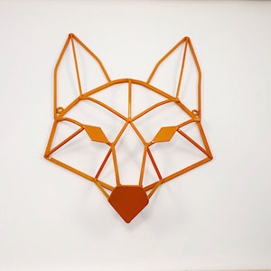 Geometric Fox~ Fox Wall Decor~ Woodland Animals~ Nursery Decor ...