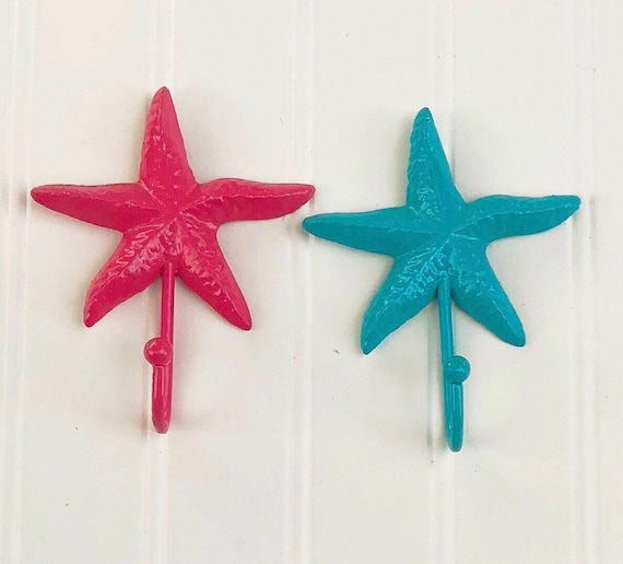 Starfish Hook Beach Decor Lake Decor Beach Hooks - Etsy