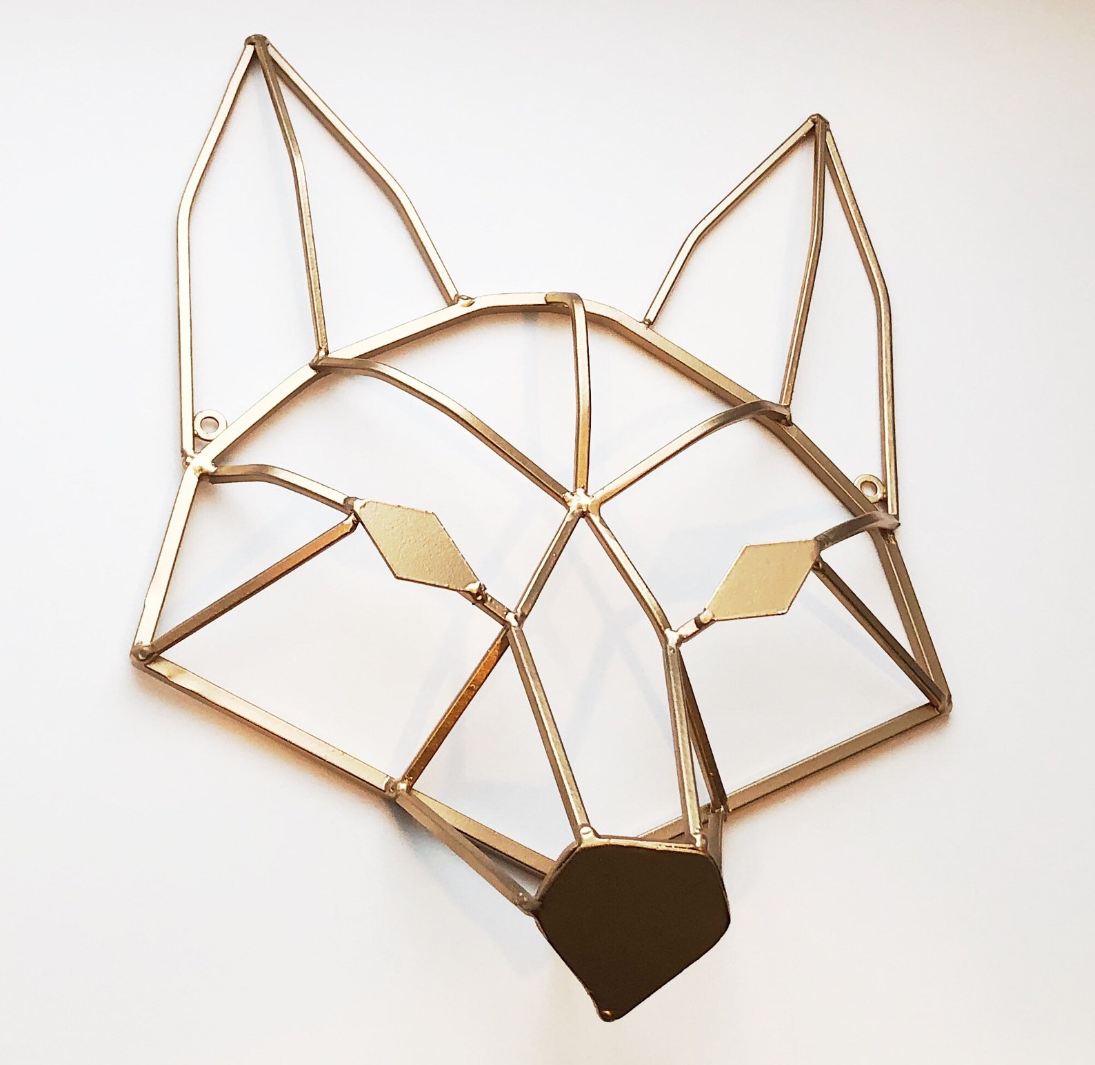 Geometric Fox Fox Wall Decor Woodland Animals Nursery - Etsy