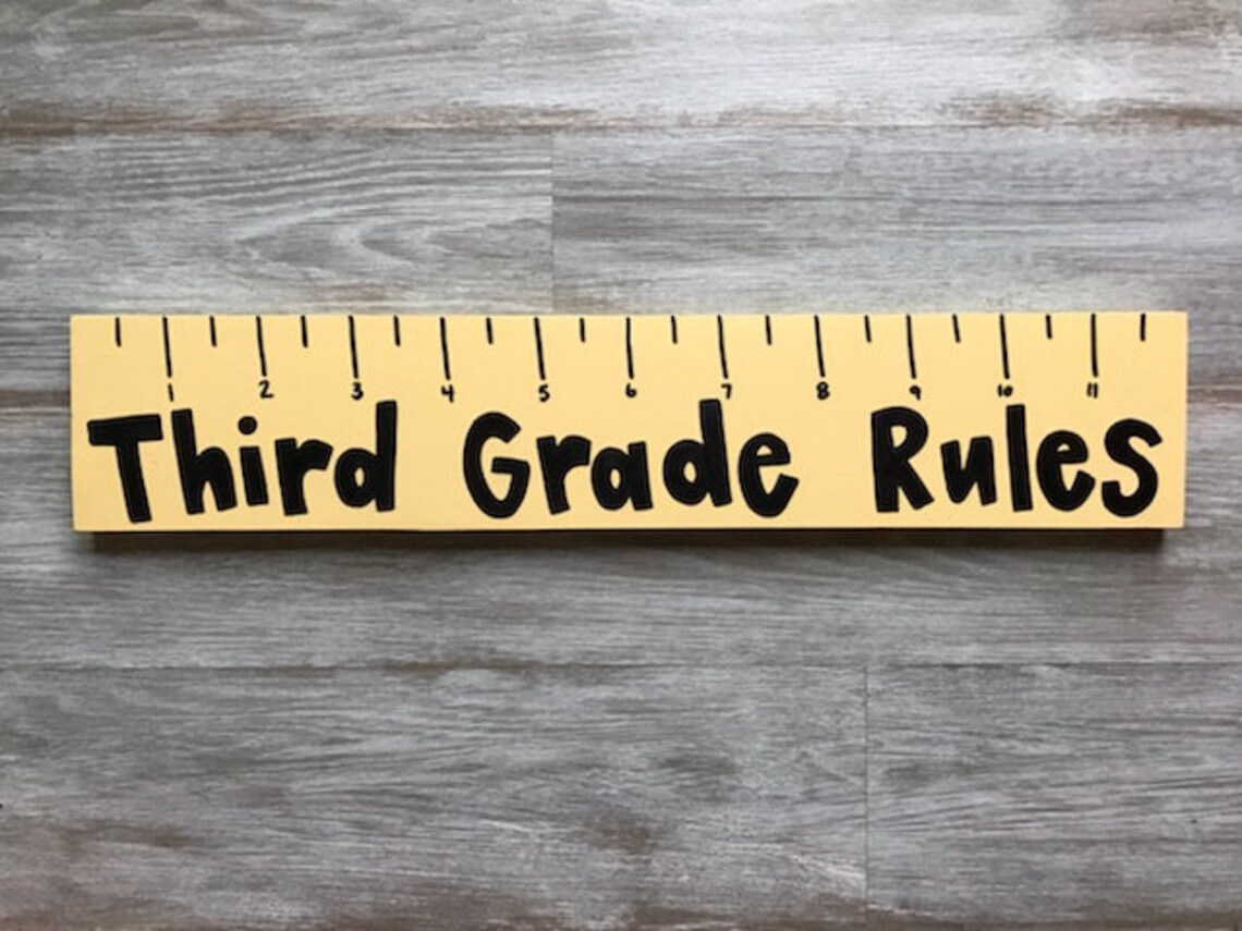 Personalized Rulers Wooden Sign Teacher Gift - Etsy