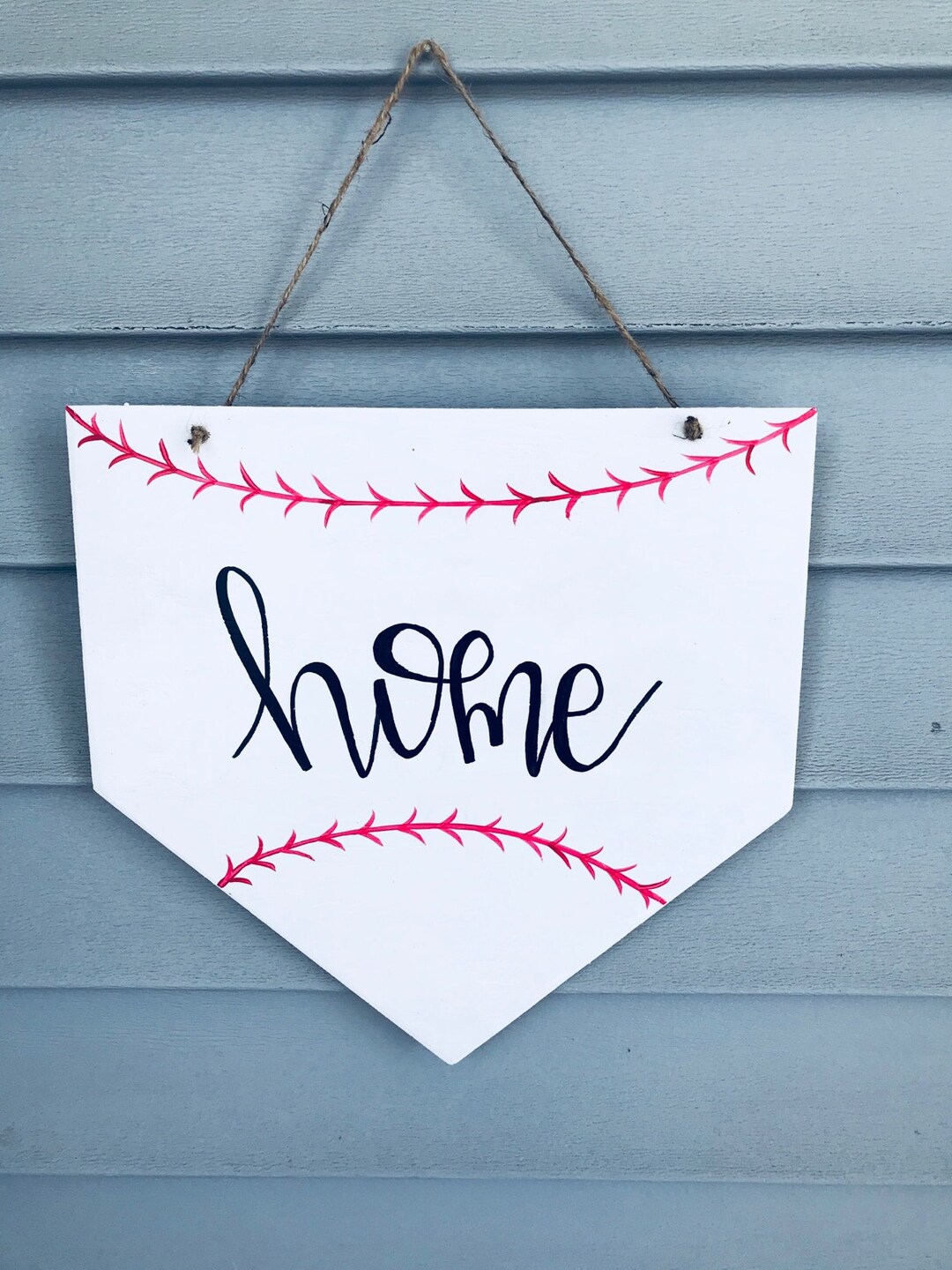 Home Plate | Home Sign | Baseball | Wooden Sign - Etsy