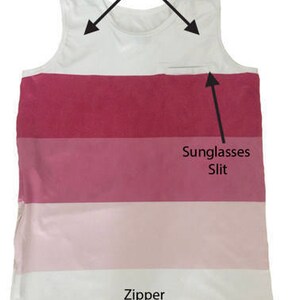 Travel Tank Top With Secret Zipper Pockets, Multiple Hidden Pockets ...