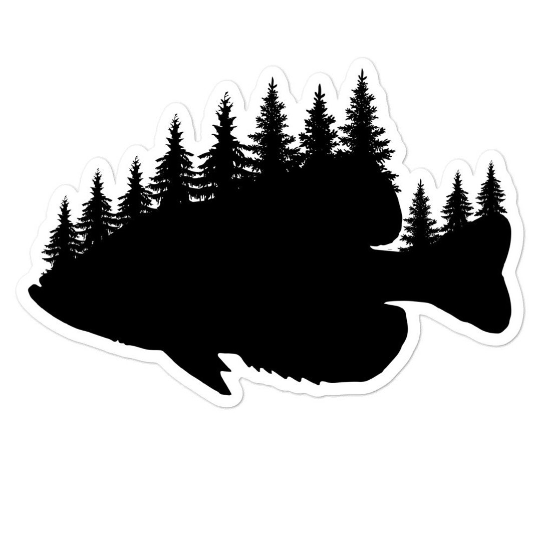 Crappie Decal , Crappie Sticker , Panfish Sticker , Fishing Sticker ...