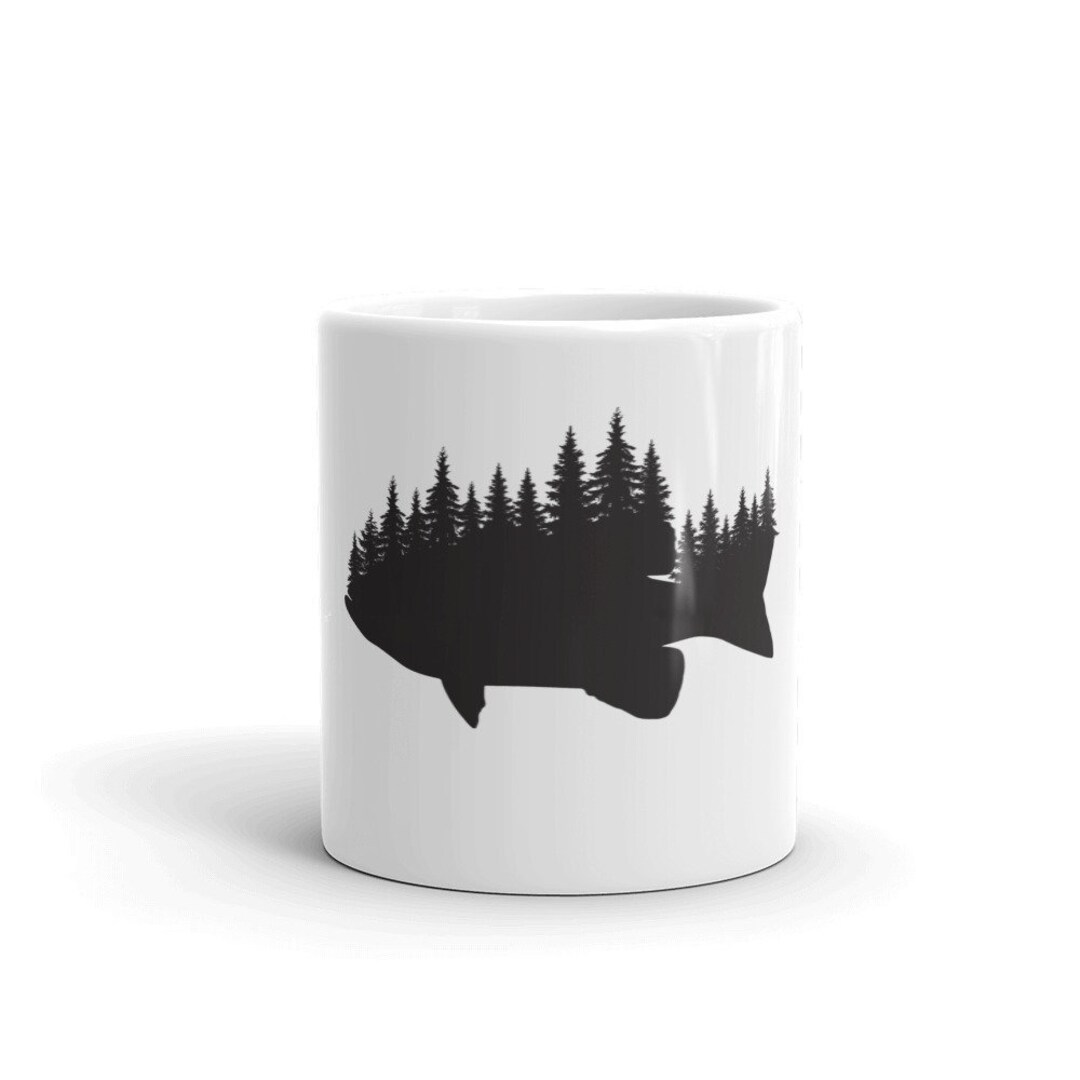 Bass Fishing Mug , Largemouth Bass , Bass Mug , Smallmouth Bass ...