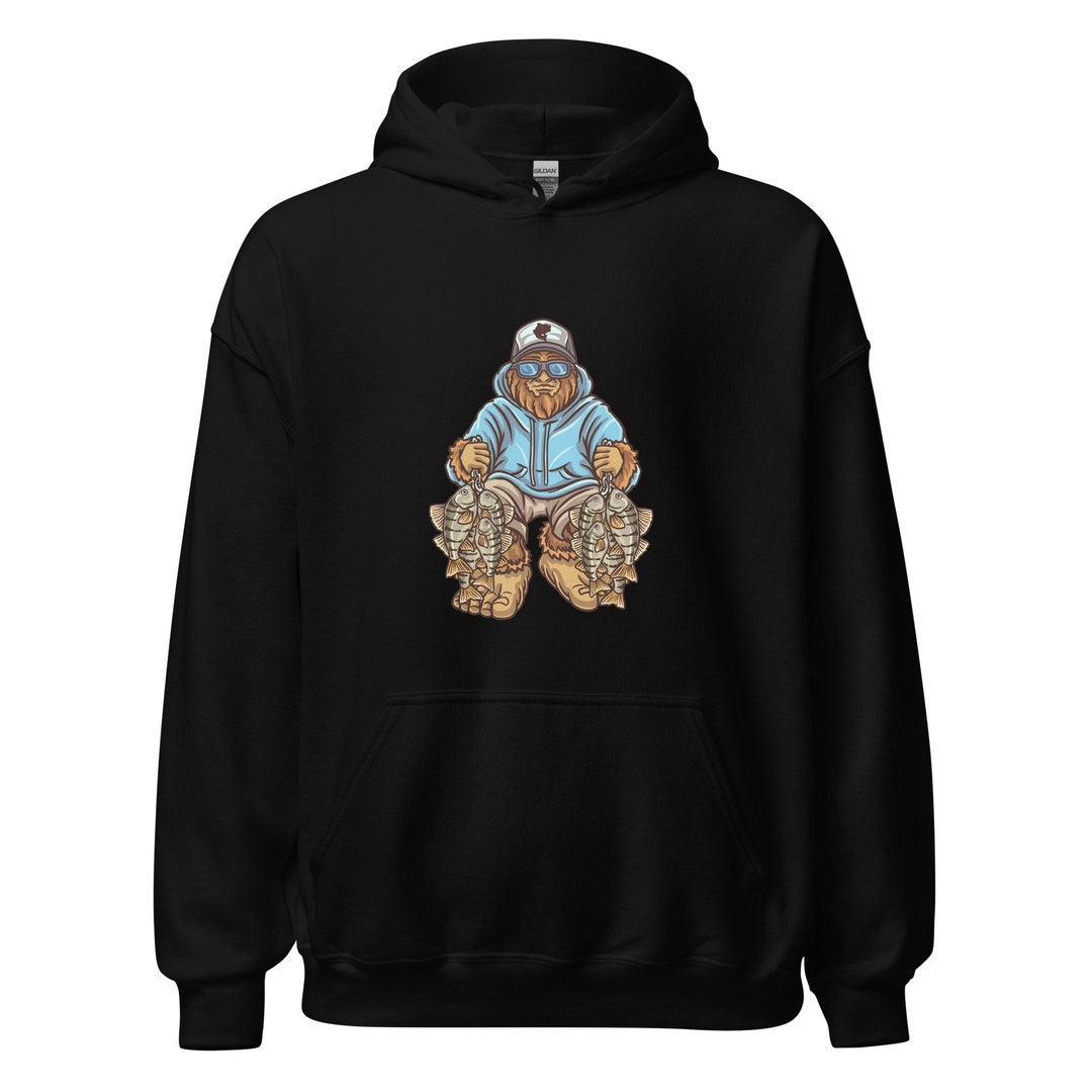 Perch Fishing Hoodie - Casual Panfish Graphic Sweatshirt - Etsy