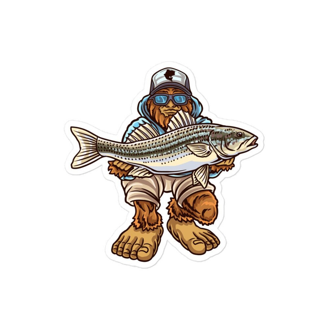Striper Bass Sticker , Striped Bass , Striper Fishing , Mens Fishing ...