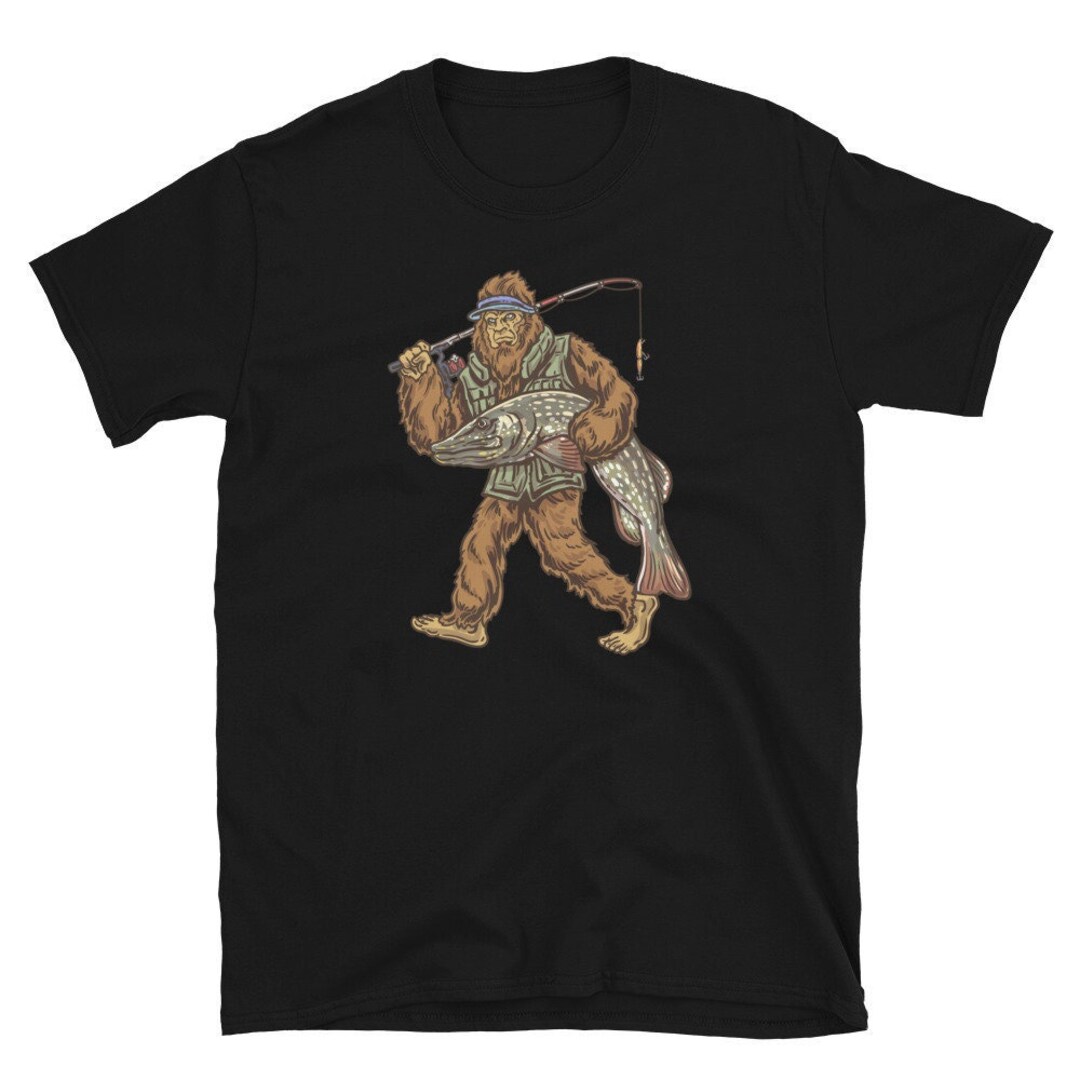 Northern Pike Shirt , Pike Fishing Shirt , Pike T-shirt , Pike Bigfoot ...