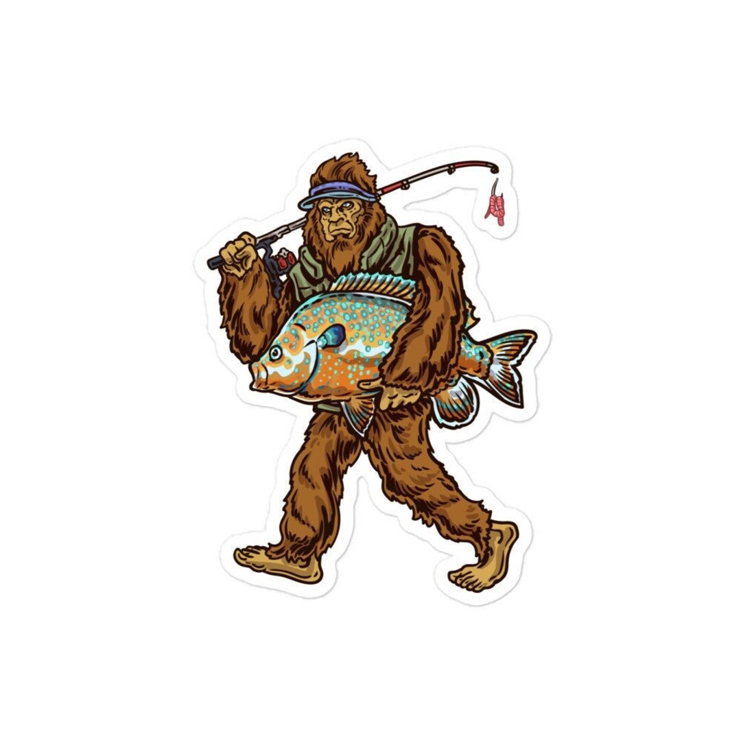 Sunfish Sticker , Panfish Decal , Fishing Sticker , Mens Fishing Gift ...