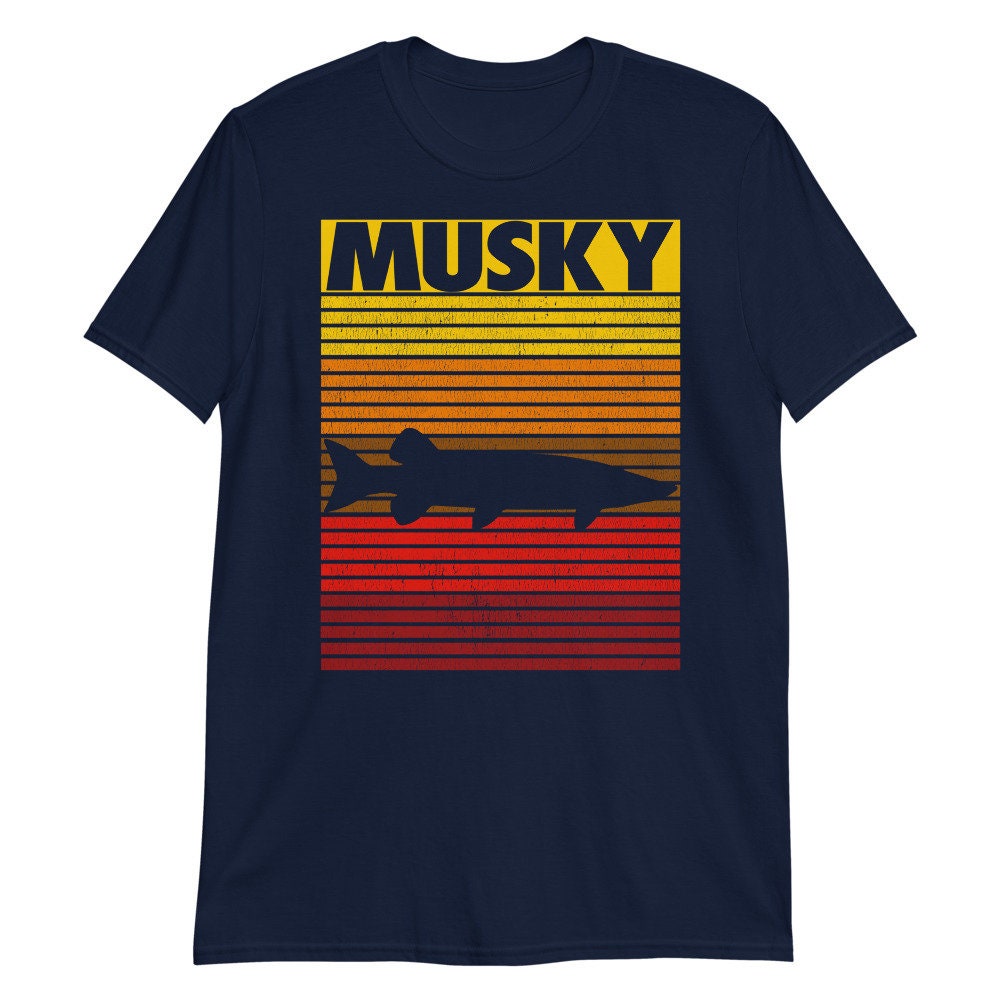 Retro Muskie Shirt Muskie Fishing Musky Shirt Muskie | Etsy
