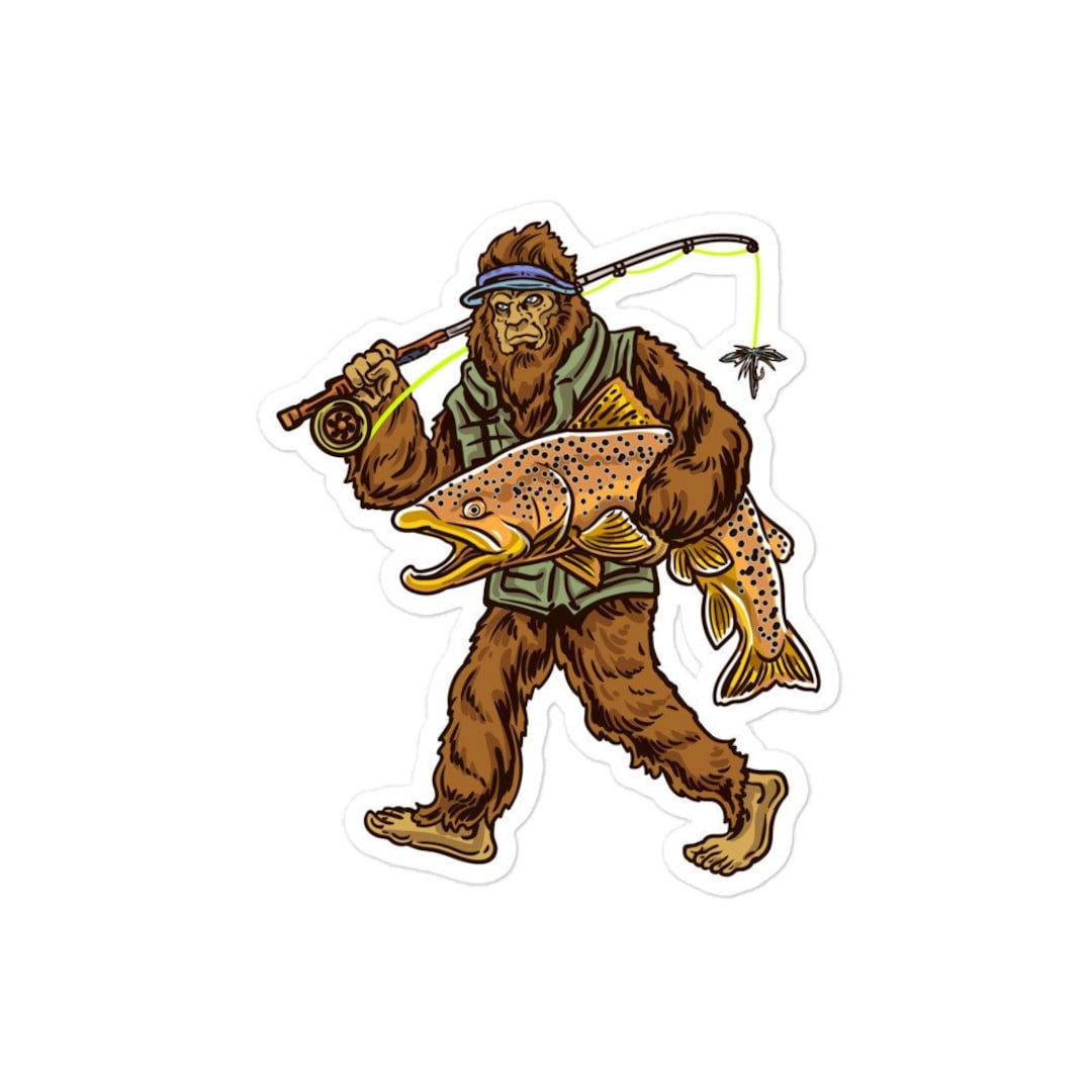 Brown Trout Sticker , Brown Trout , Trout Stickers , River Fishing ...