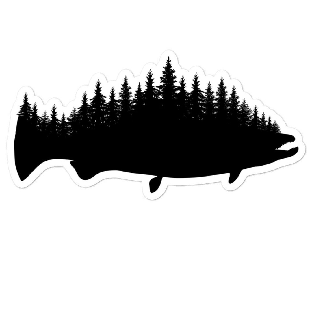 Salmon Stickers , Salmon Decal, Salmon Fishing , King Salmon , Salmon ...