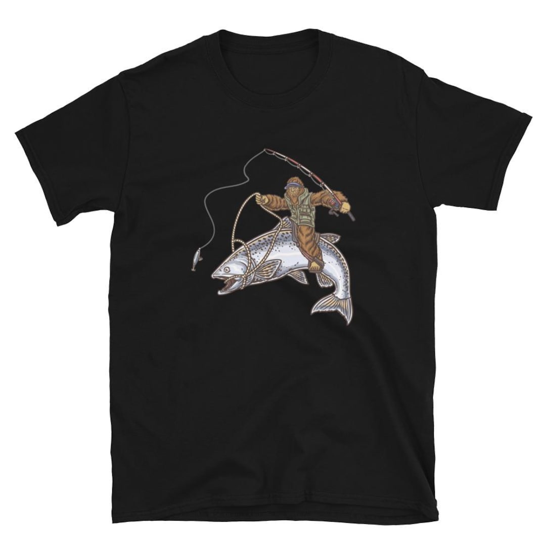 King Salmon Fishing T-shirt - Funny Fisherman Gift - Outdoor Angler ...