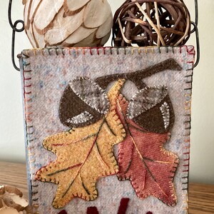 It's Fall Y'all Wool Applique Digital Pattern Pattern, Pdf, Oak Leaves ...