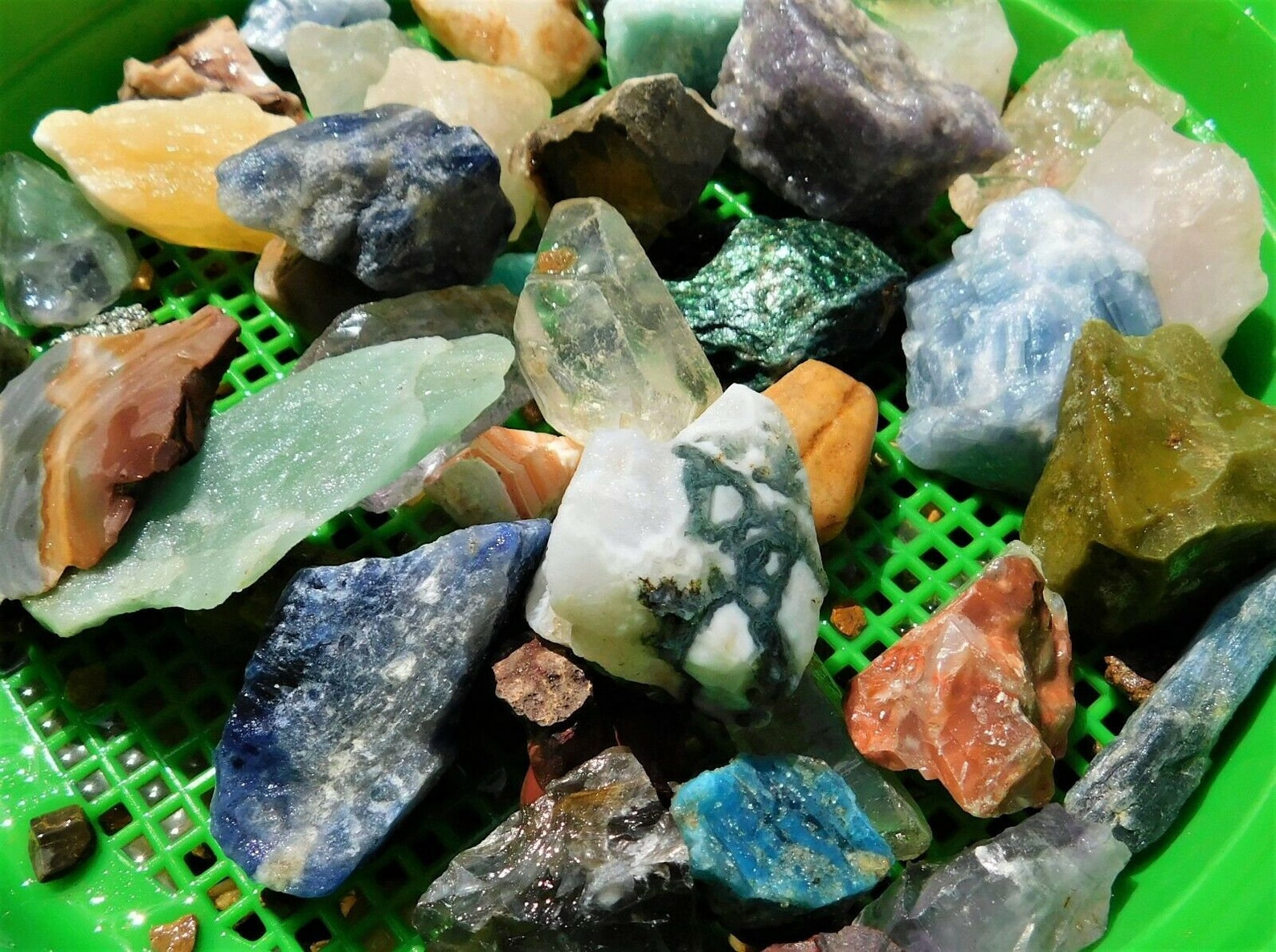 Gem Dig 10 POUNDS Rough Gemstone Mix Classifier Sieve & - Etsy