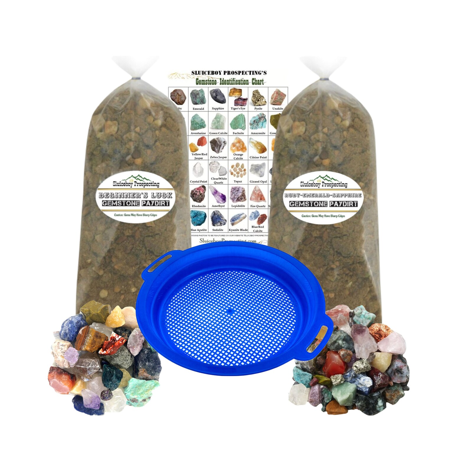 Gem Dig 10 POUNDS Rough Gemstone Mix Classifier Sieve & - Etsy