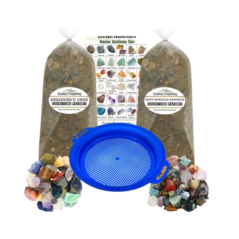Gem Dig 10 POUNDS Rough Gemstone Mix Classifier Sieve & - Etsy