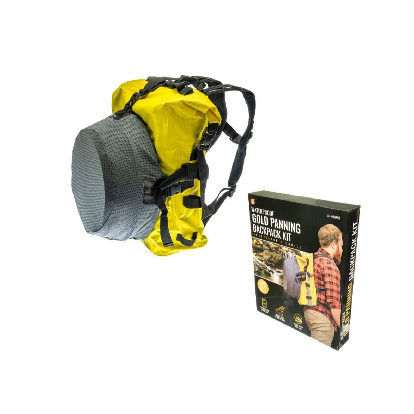 Gold Panning Backpack WATERPROOF Mesh Bags Included Hiking Backpack - Etsy