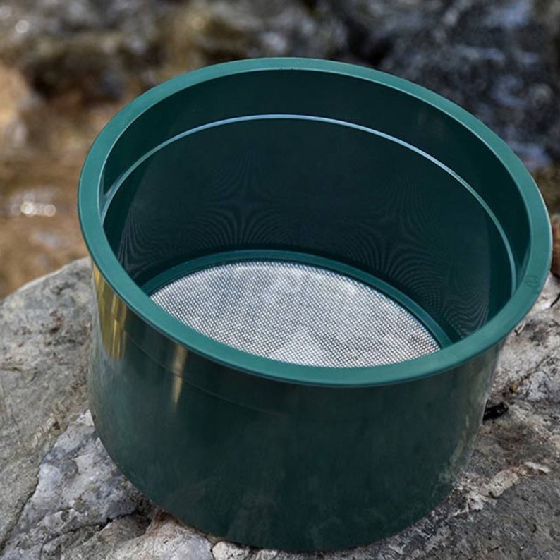8 Piece Mini Sifting Pan Set | 6" Diameter | Stackable | Gold Recovery ...