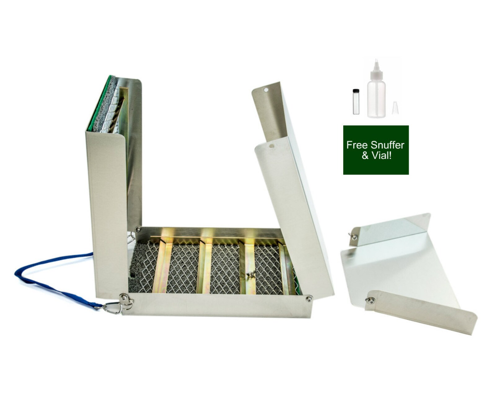 Aluminum Folding Sluice Box | Extended 50" | Folded 15" W Miners Moss ...