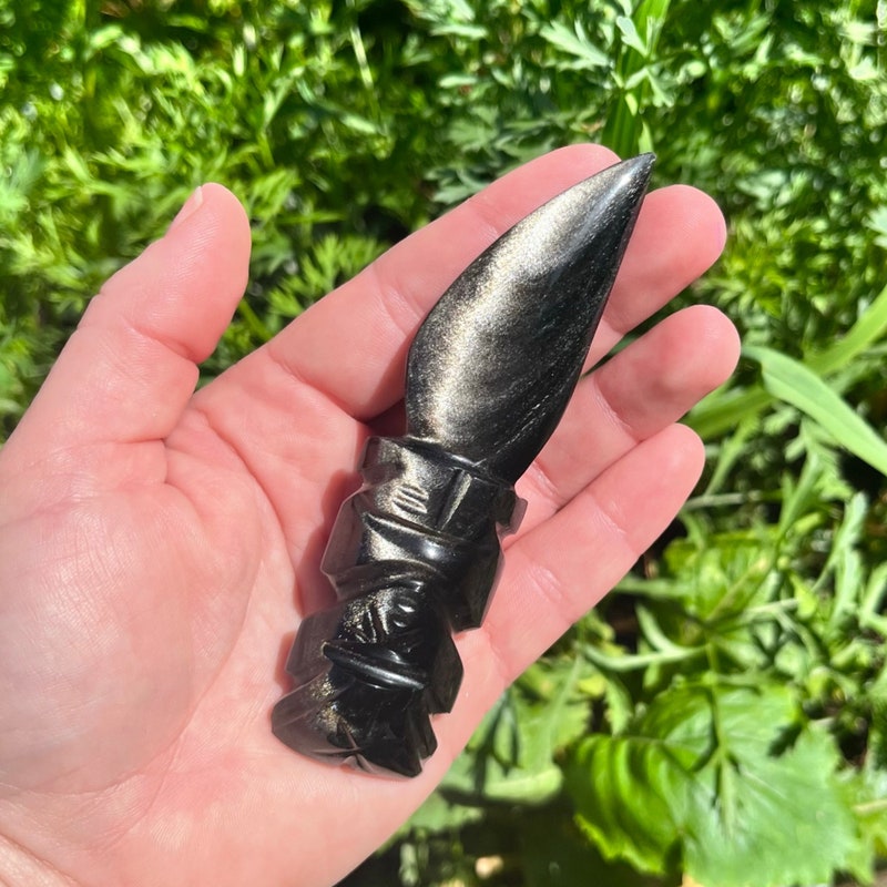 Obsidian Dagger - Etsy