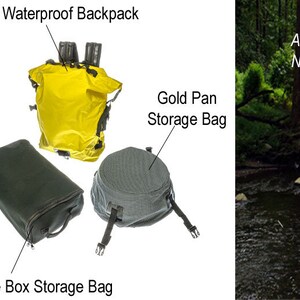 Gold Panning Backpack | WATERPROOF | Mesh Bags Included | Hiking ...