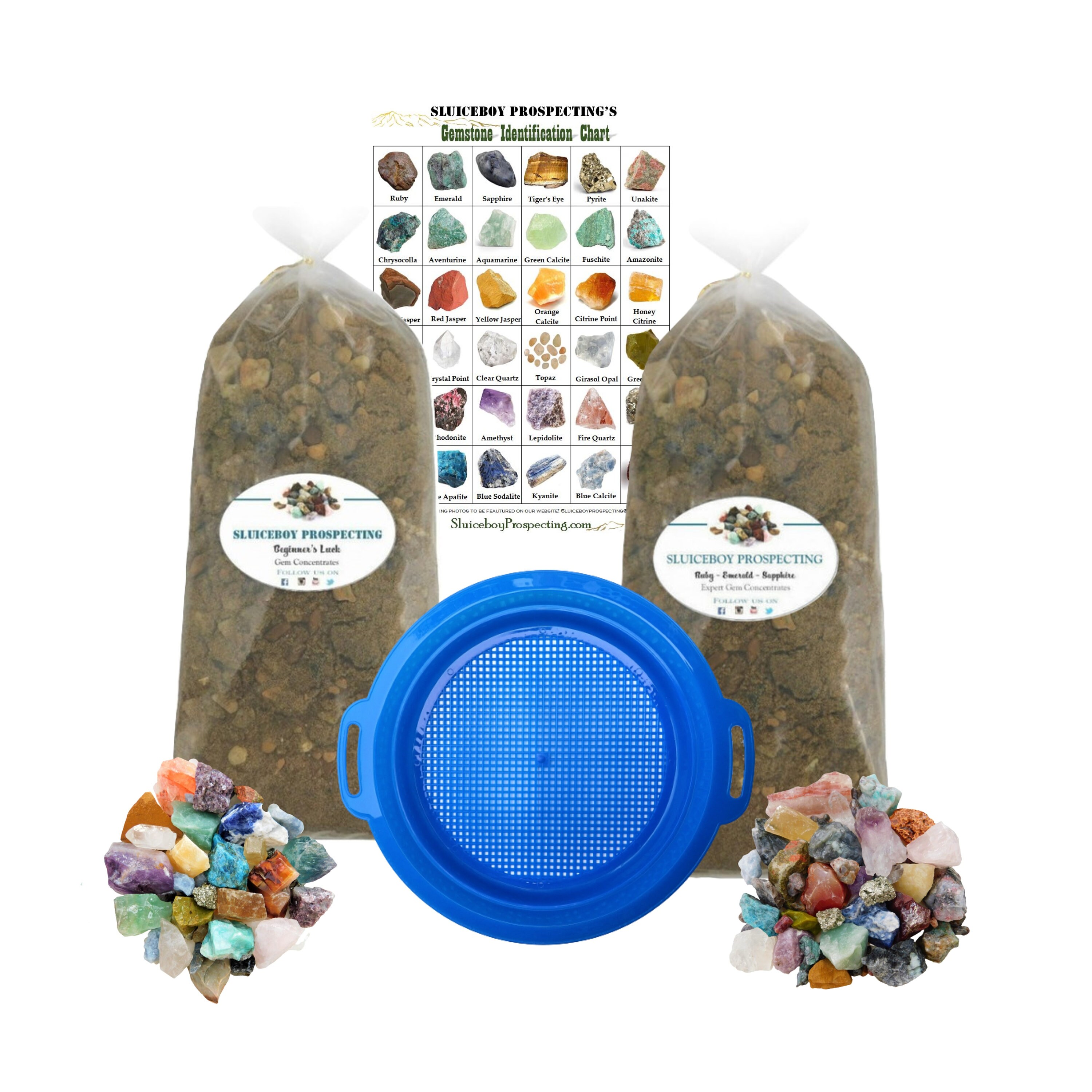 Gem Dig 10 POUNDS Rough Gemstone Mix Classifier Sieve & | Etsy