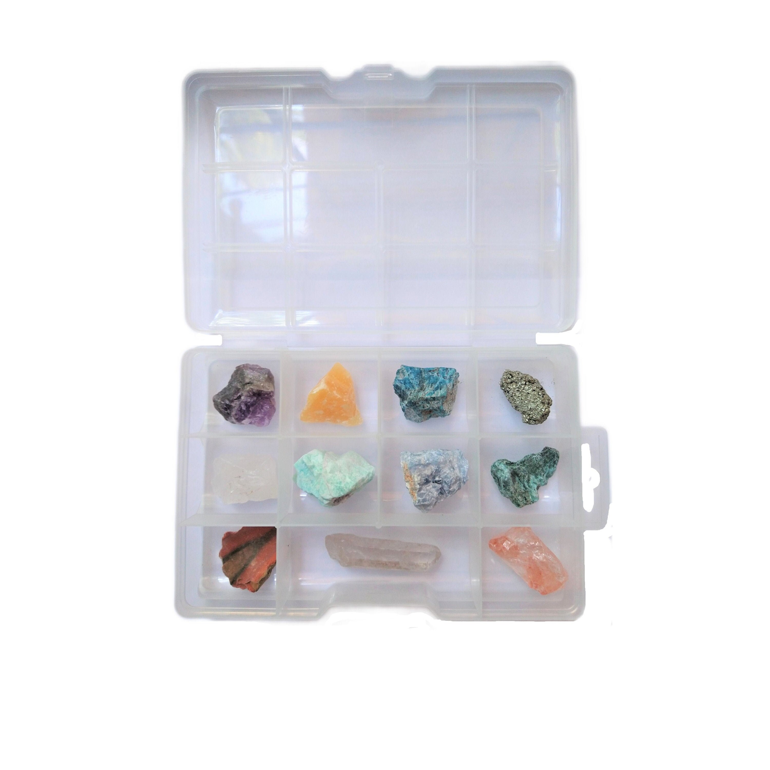Rainbow Gem Kit 11 Piece Gemstones in Plastic Case NEW - Etsy