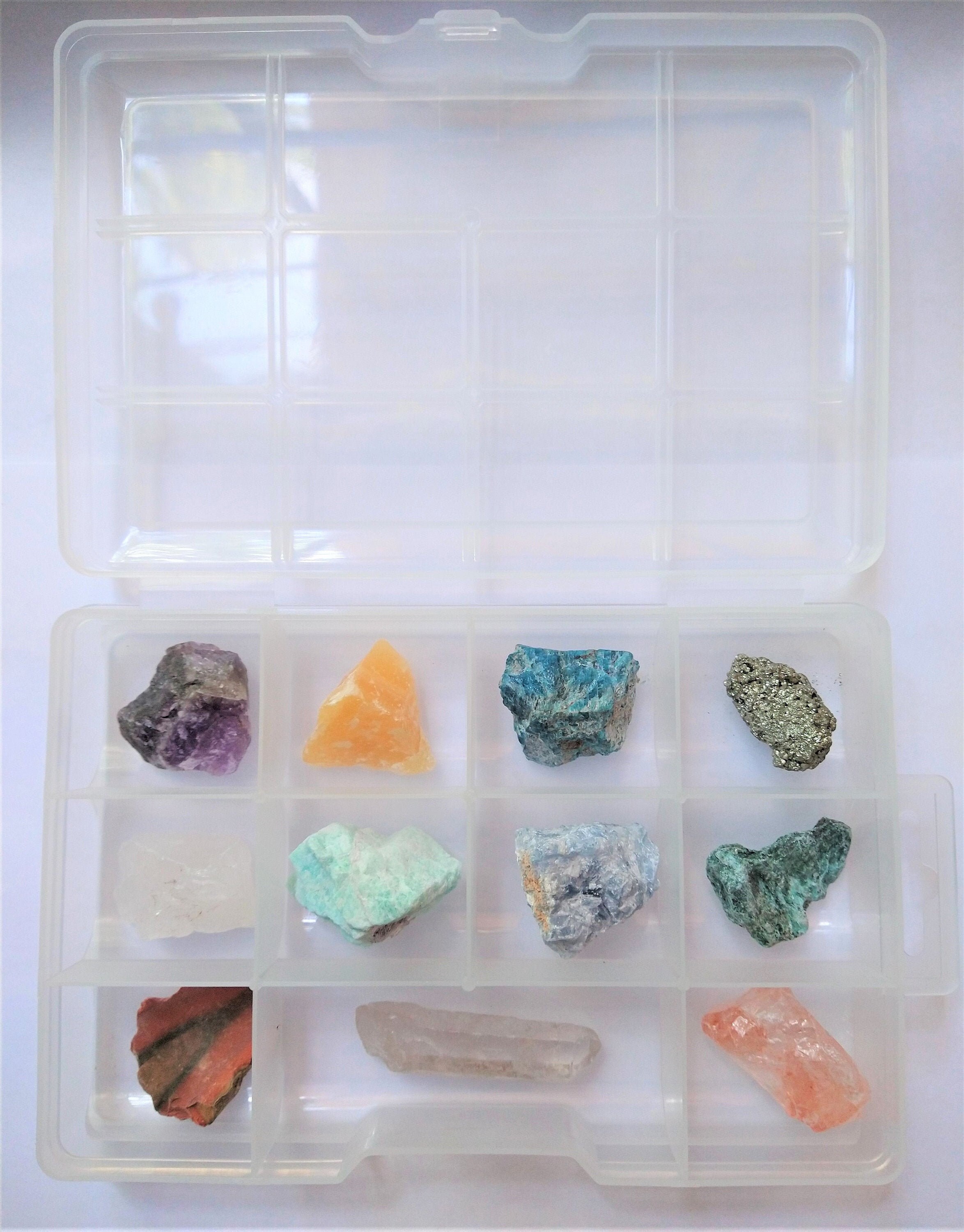 Rainbow Gem Kit 11 Piece Gemstones in Plastic Case NEW - Etsy