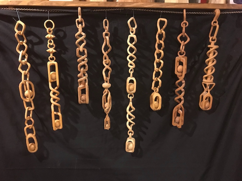 Wood Chain - Etsy