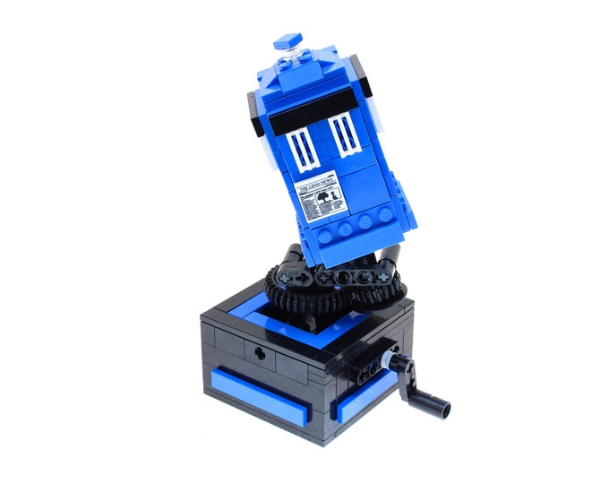 Custom Clear Vinyl Stickers for Lego TARDIS - Etsy