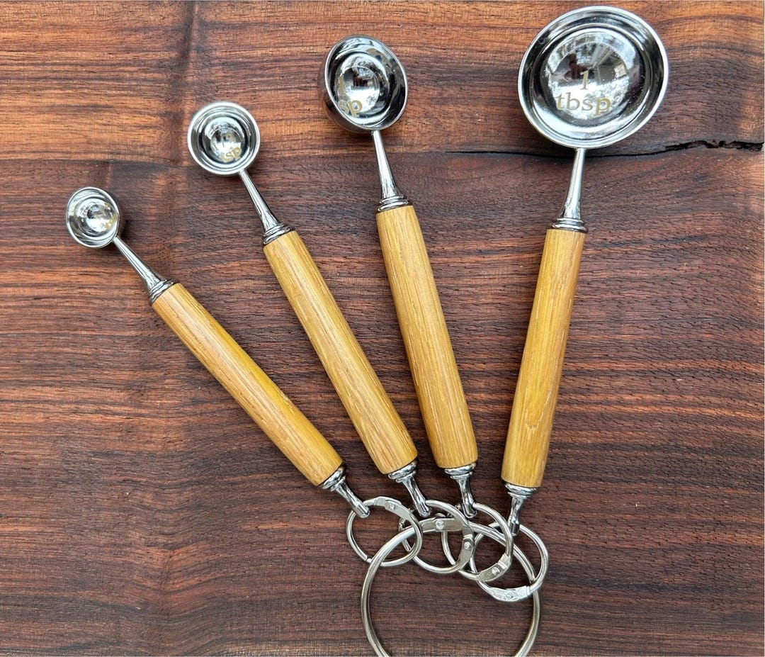Ready to Ship Local Red Wine Barrel Measuring Spoons - Etsy