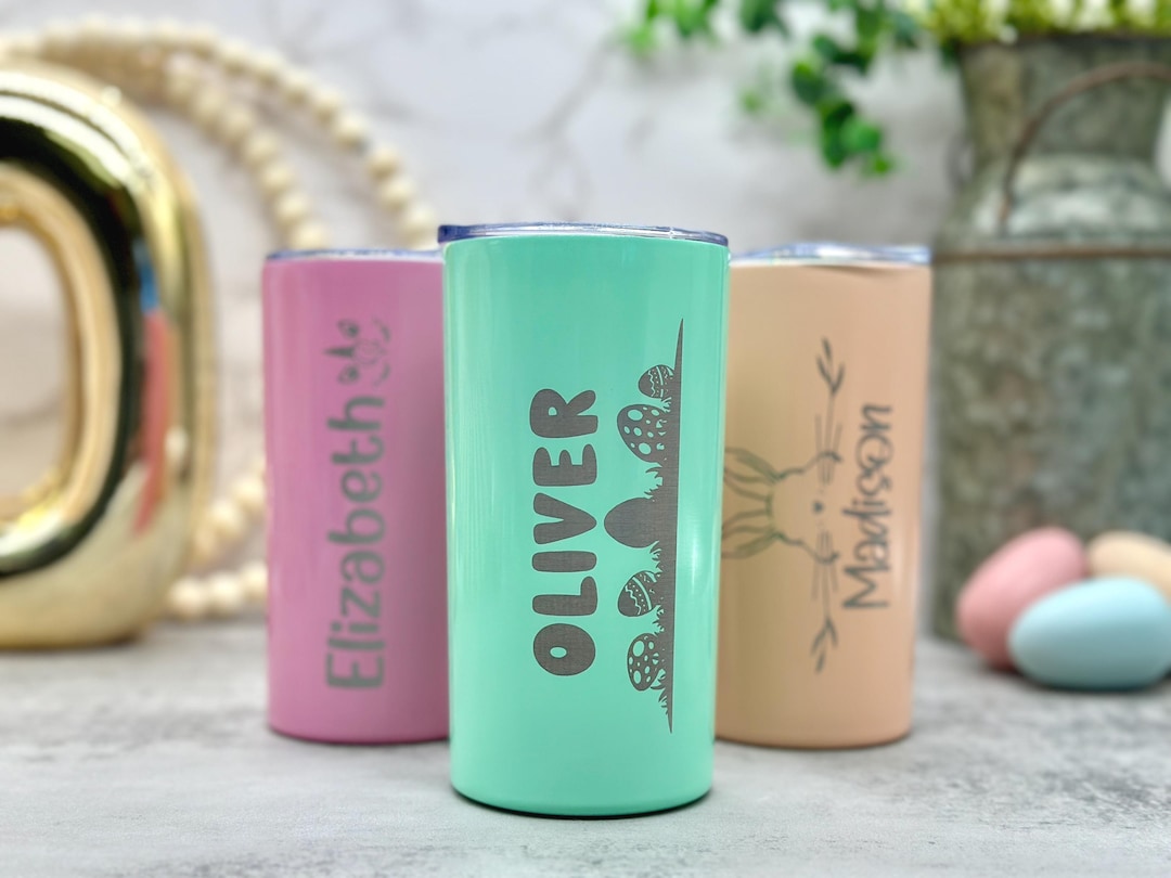 Easter-themed Kids Tumblers – Engraved Tumblers – Kids School Gift ...