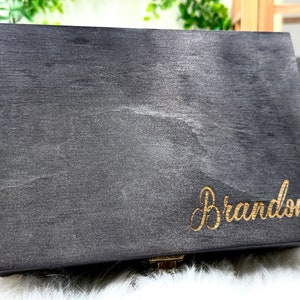 Personalized MEMORY BOX Engraved Wood Box Gift for Boyfriend, Custom ...