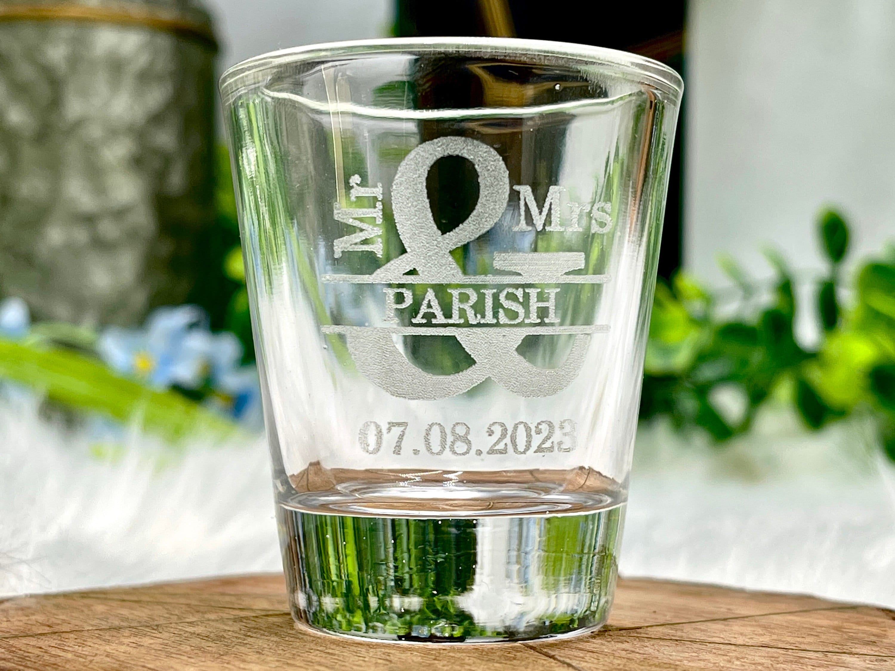 Custom Shot Glass Personalized Wedding Favors for Wedding - Etsy