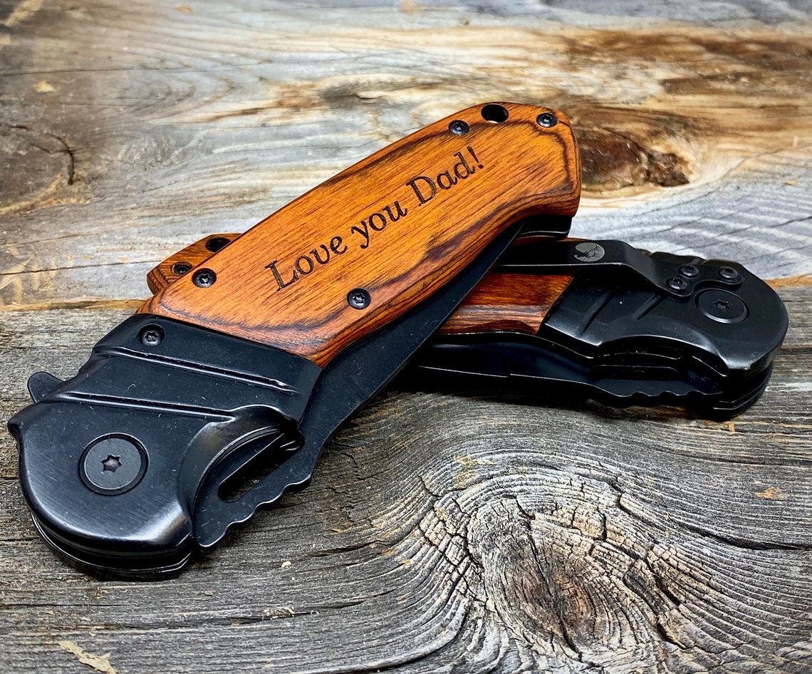 Love You Dad Knife - Gift for Dad, Knife for Dad, Father's Day Gift ...