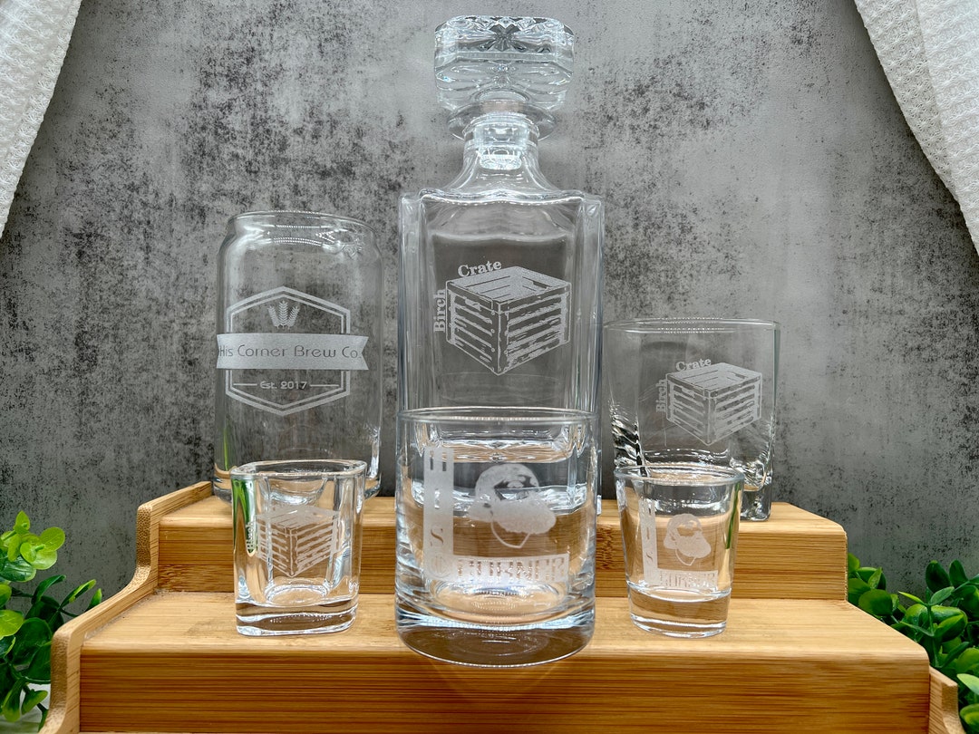 Personalized Business Logo on Glassware, Gift for Employees and Clients ...