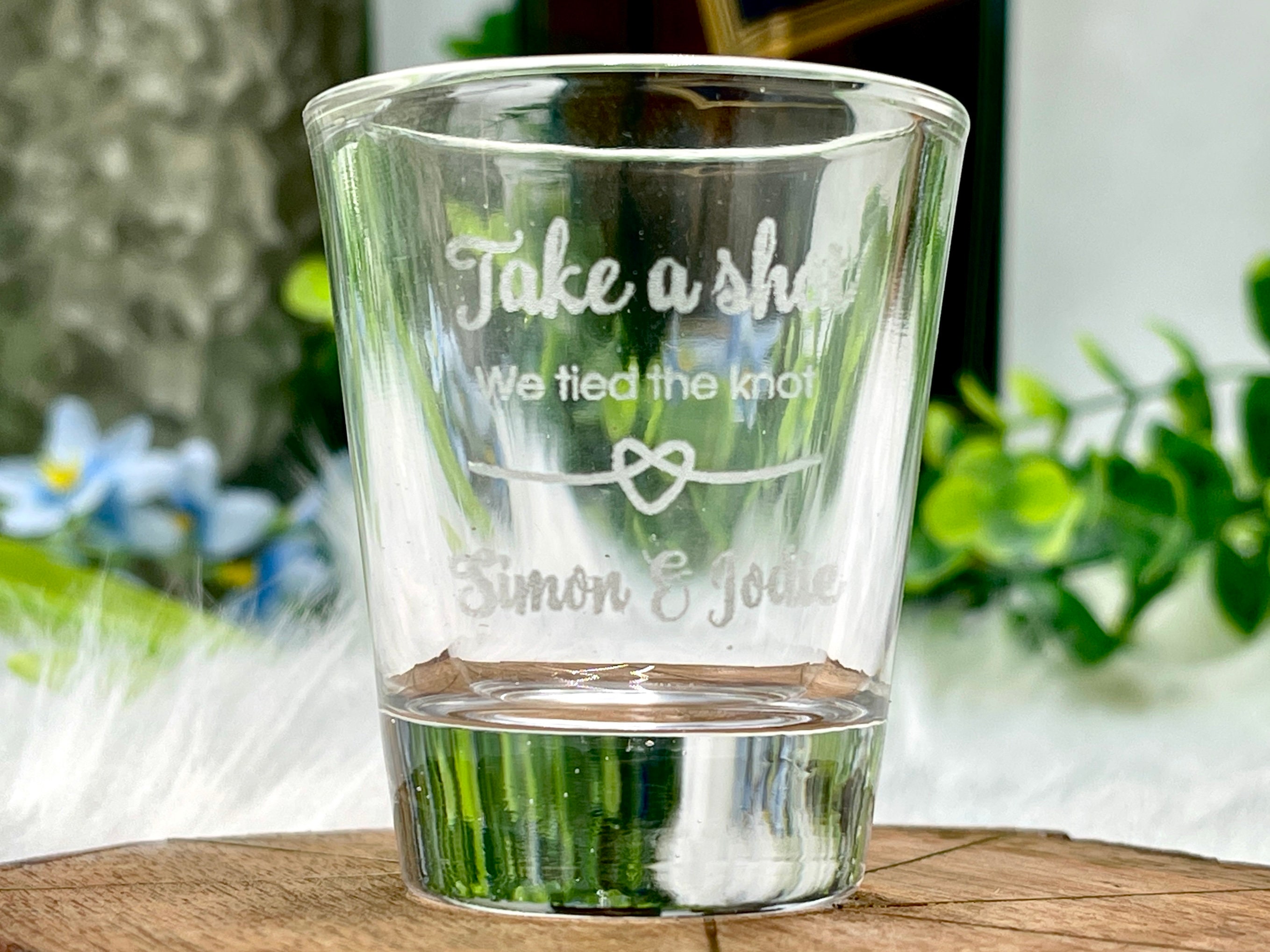 Custom Shot Glass Personalized Wedding Favors for Wedding Guests Gifts ...