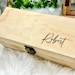 Personalized MEMORY BOX Engraved Wood Box Gift for Boyfriend, Custom ...