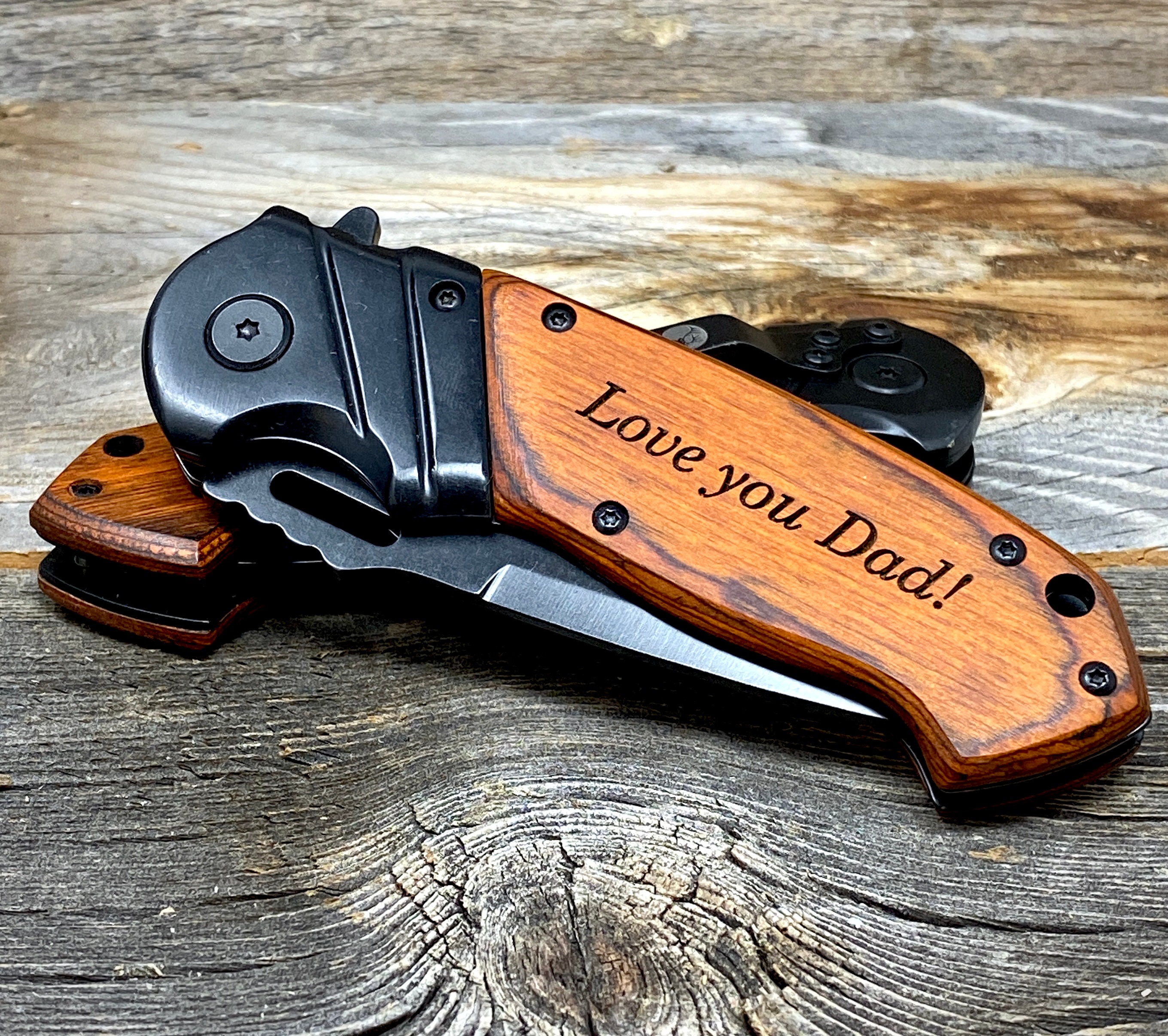 Love You Dad Knife - Gift for Dad, Knife for Dad, Father's Day Gift ...