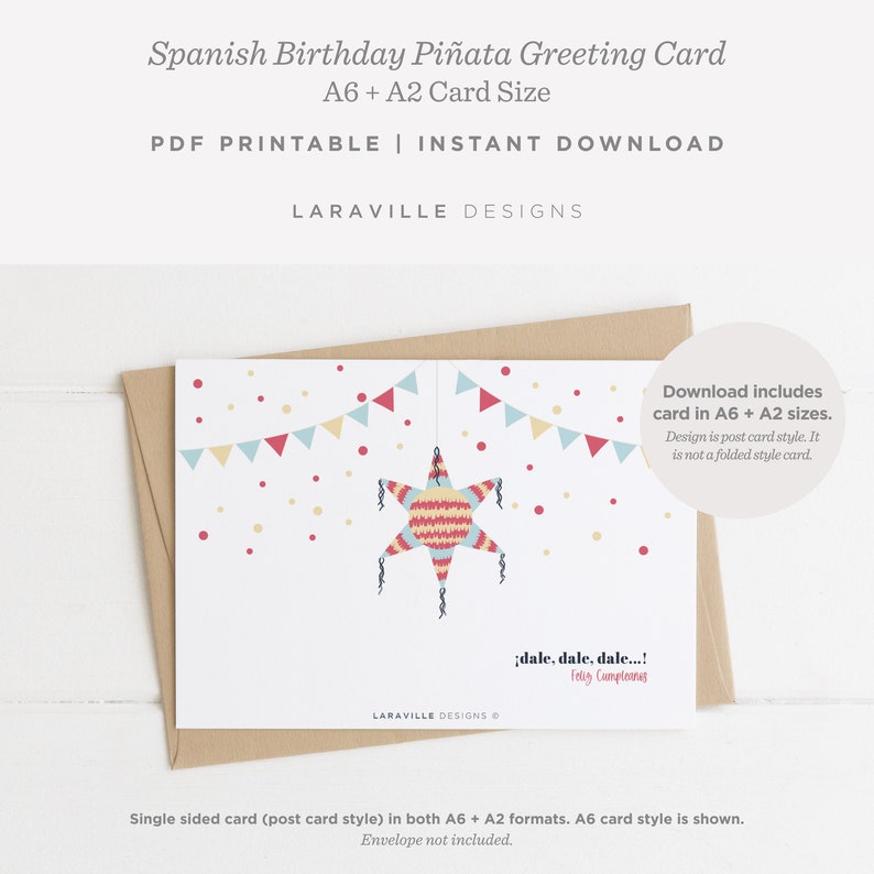 Spanish Greeting Cards, Spanish Birthday Cards, Felicidades, Feliz ...