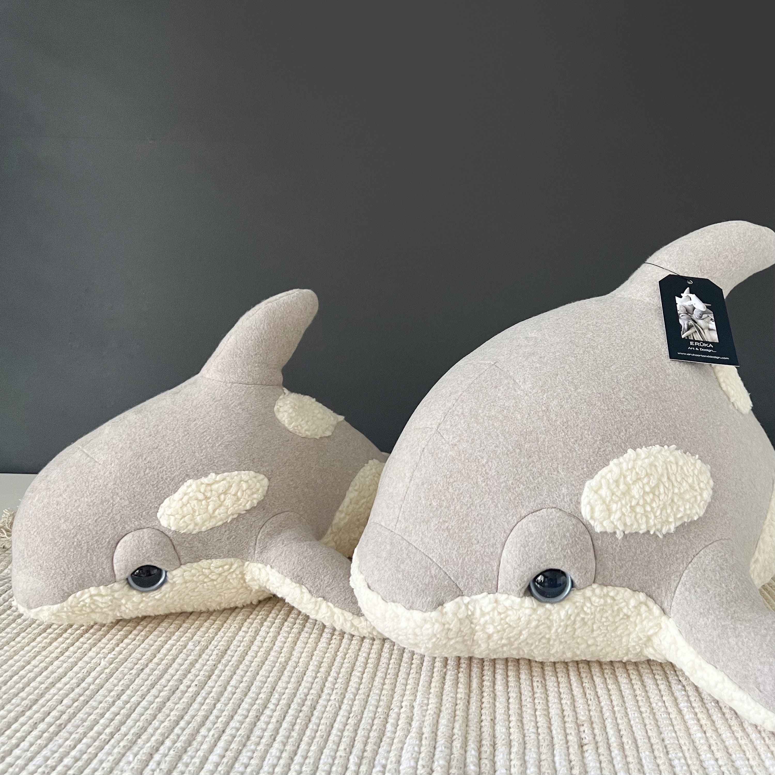 Little Sand Baby Orca Plush Organic Beige Stuffed Animal for Babies ...