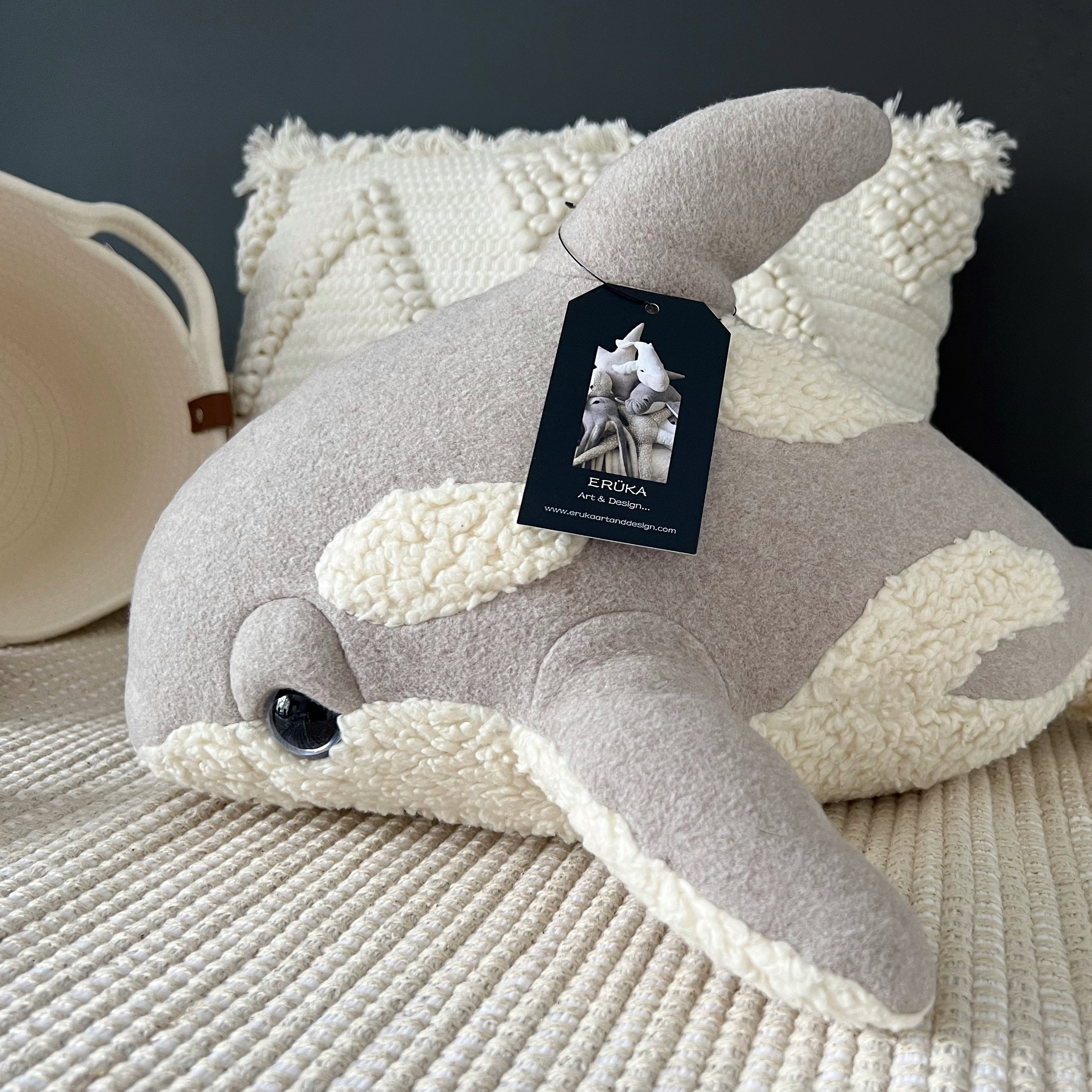 Little Sand Baby Orca Plush Organic Beige Stuffed Animal for Babies ...