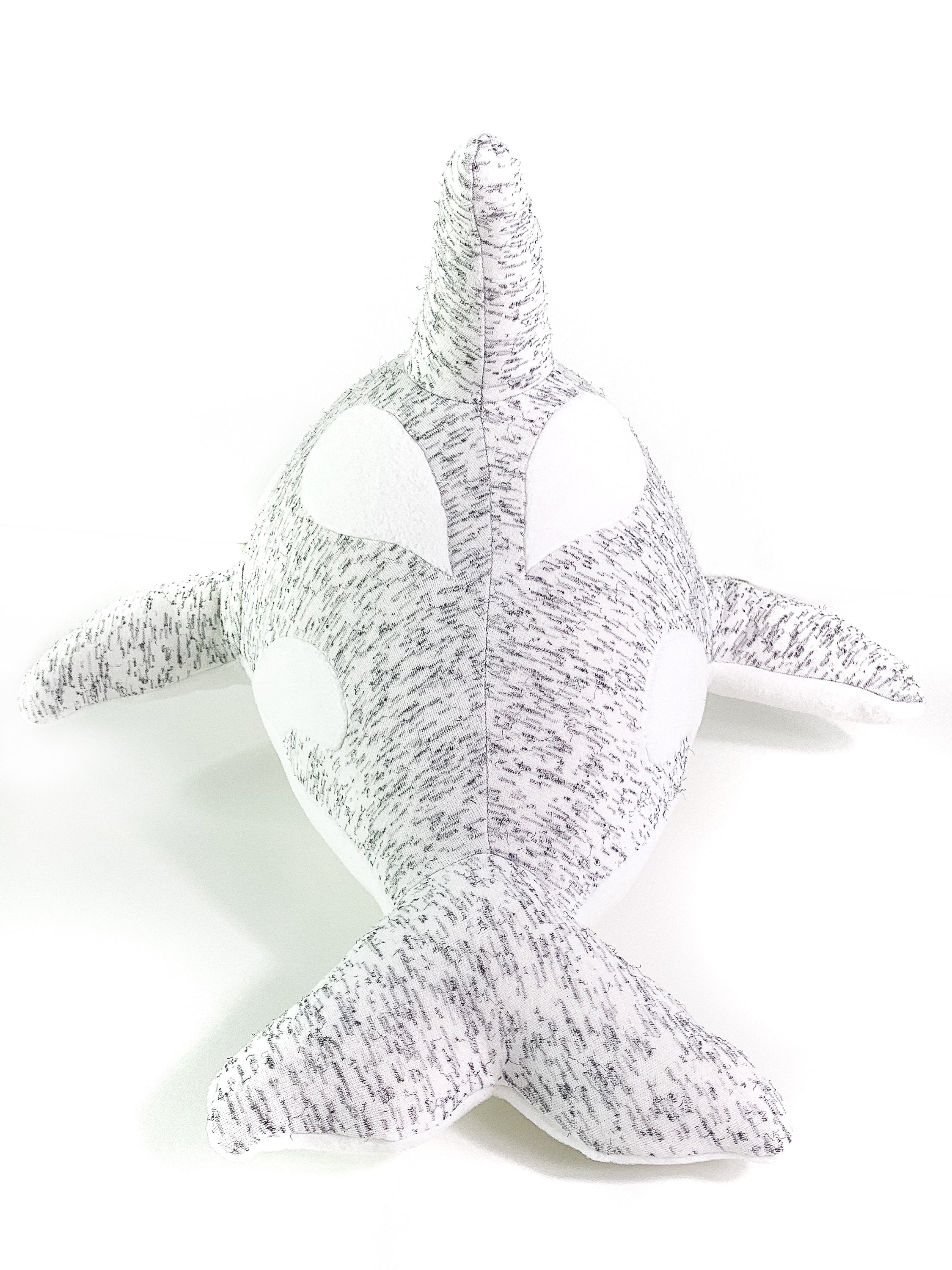 Baby Killer Whale Plush Toy Muñeca de peluche orca hecha a mano, regalo ...