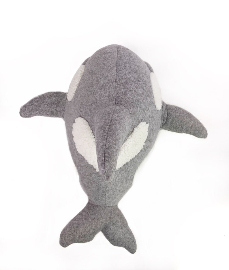 Handmade Beige Killer Whale Plush Baby Orca Whale Toy Small - Etsy